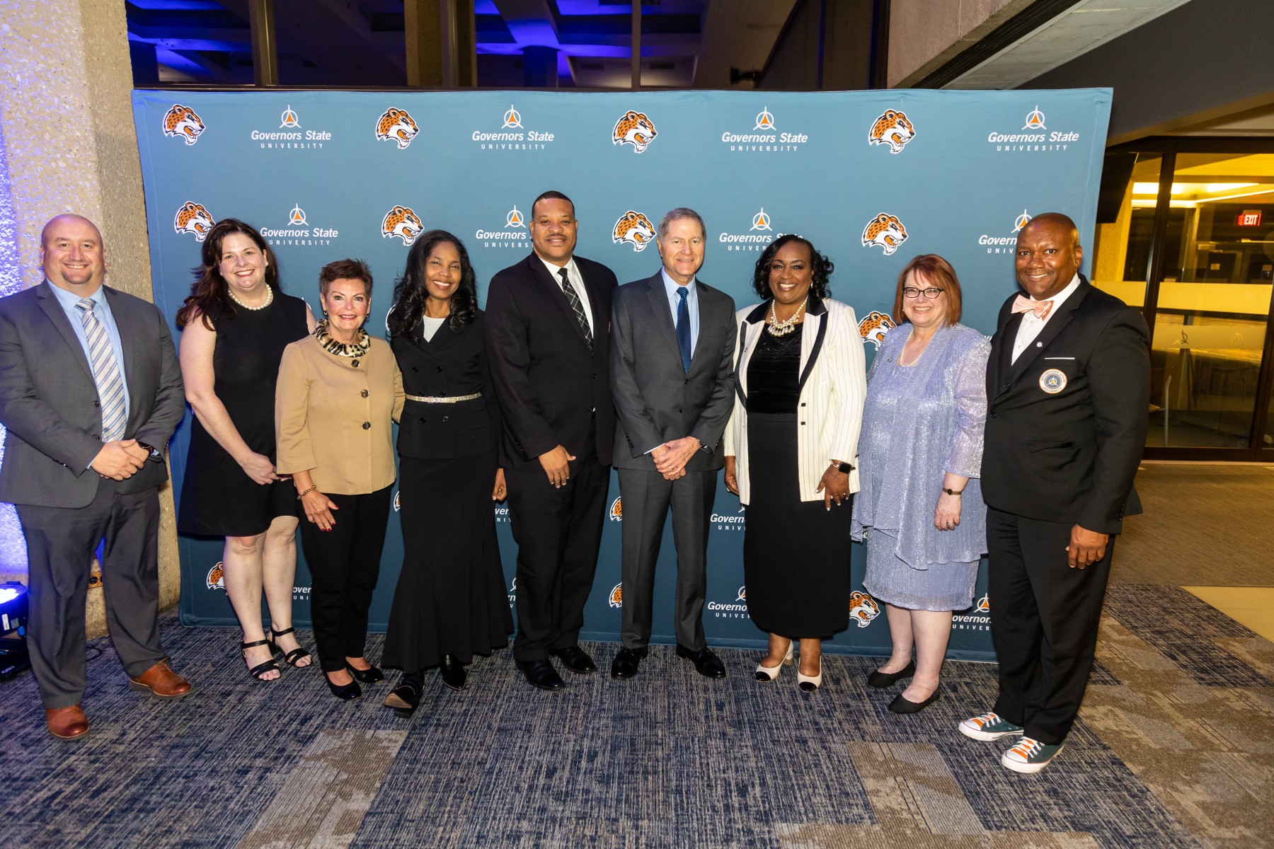 Distinguished Alumni Reception attendees