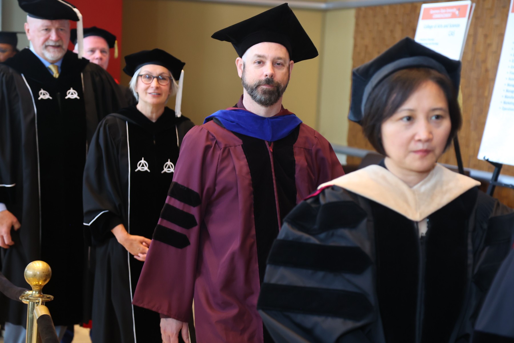 GSU faculty at commencement ceremony