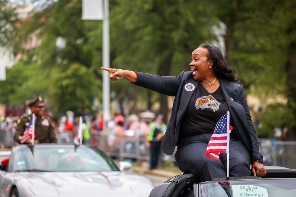 GSU President Showcased in Bud Billiken Parade