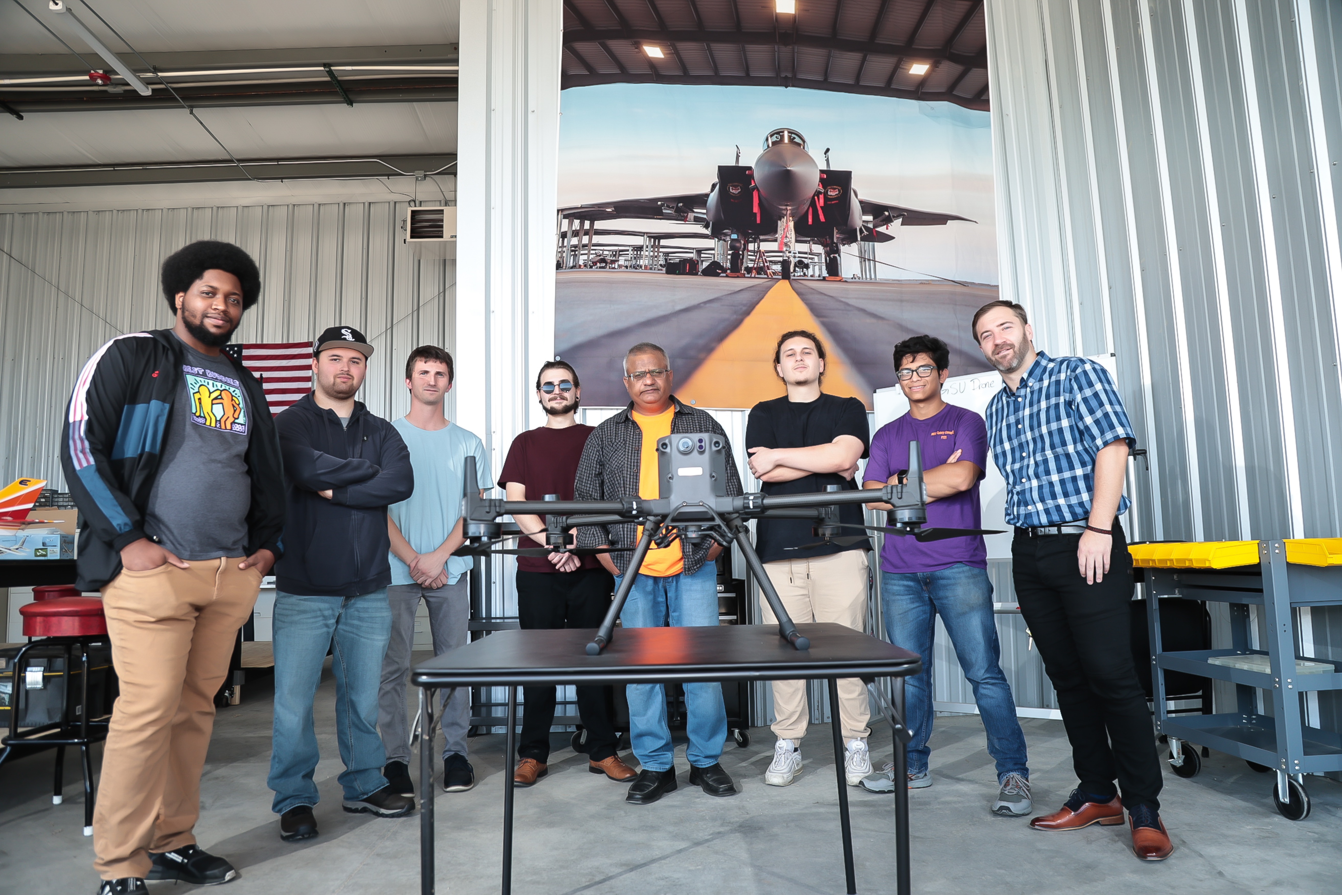 Long-awaited hangar space now houses Drone Engineering Club