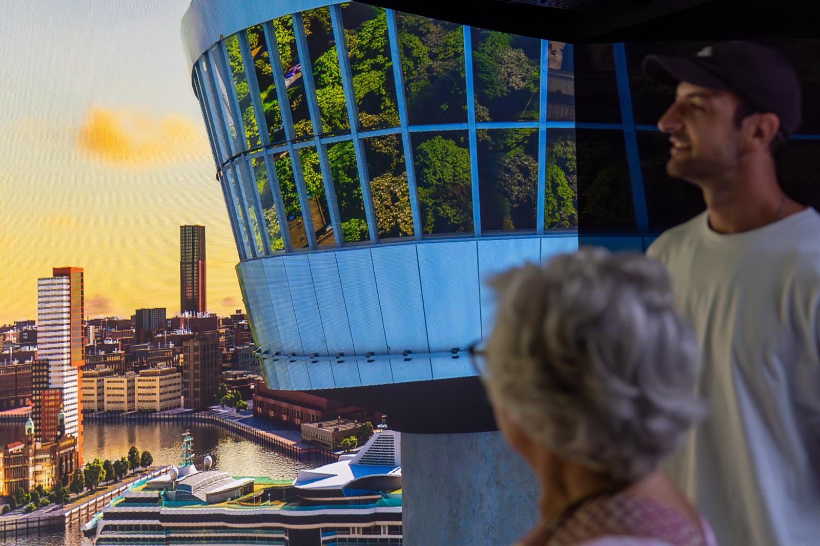 The Rise of Rotterdam feestelijk geopend bij de Euromast