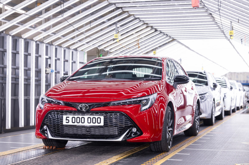 Toyota’s 5 Millionth car built in the UK