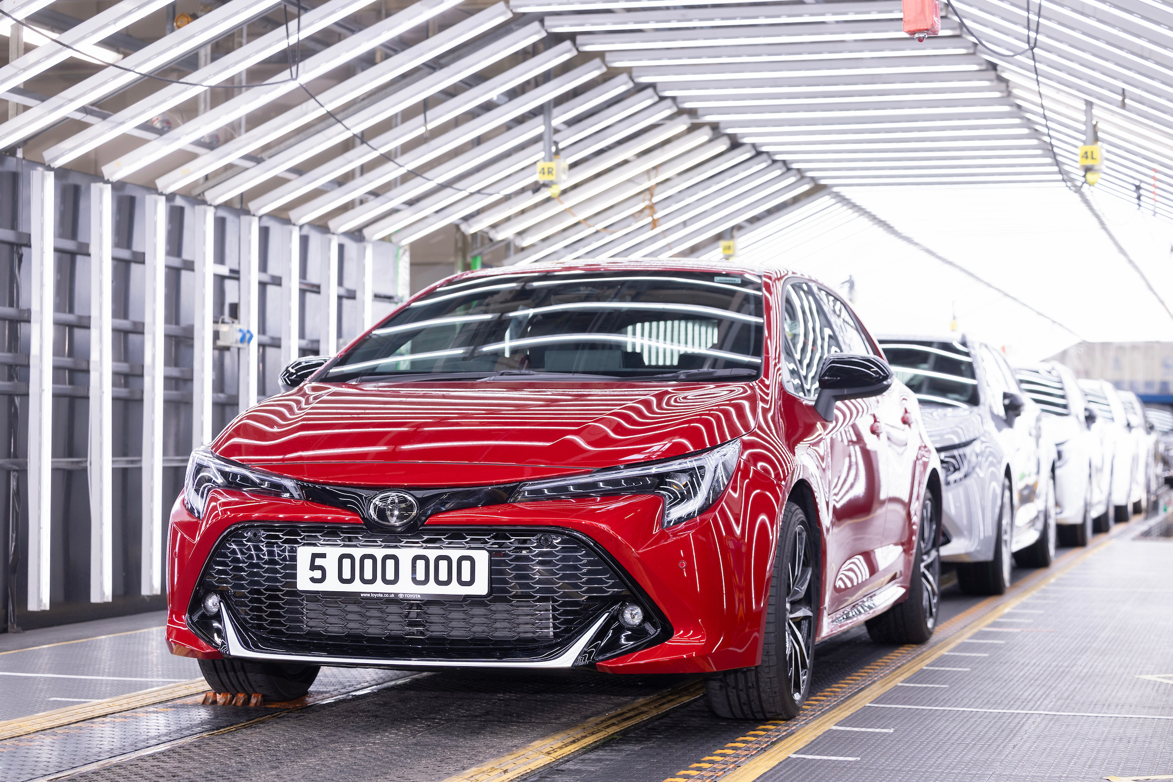 Toyota’s 5 Millionth car built in the UK