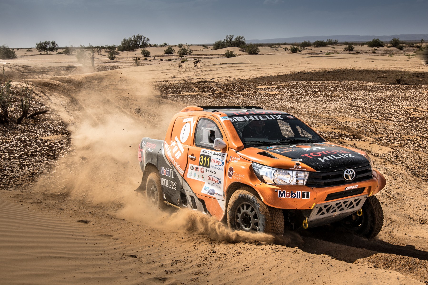 Toyota au départ du Dakar 2018