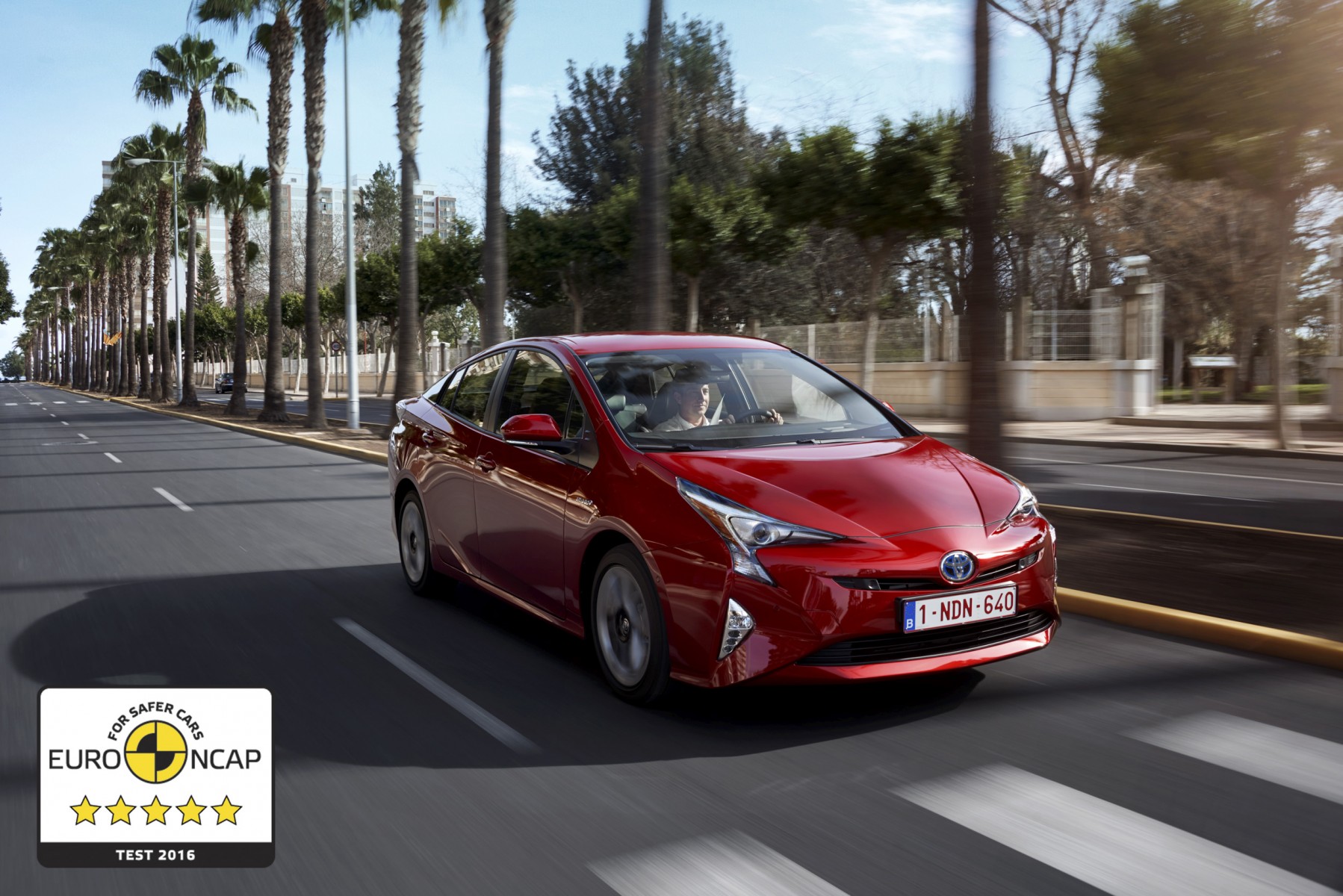 Prius safest new large family car in 2016 according to Euro NCAP