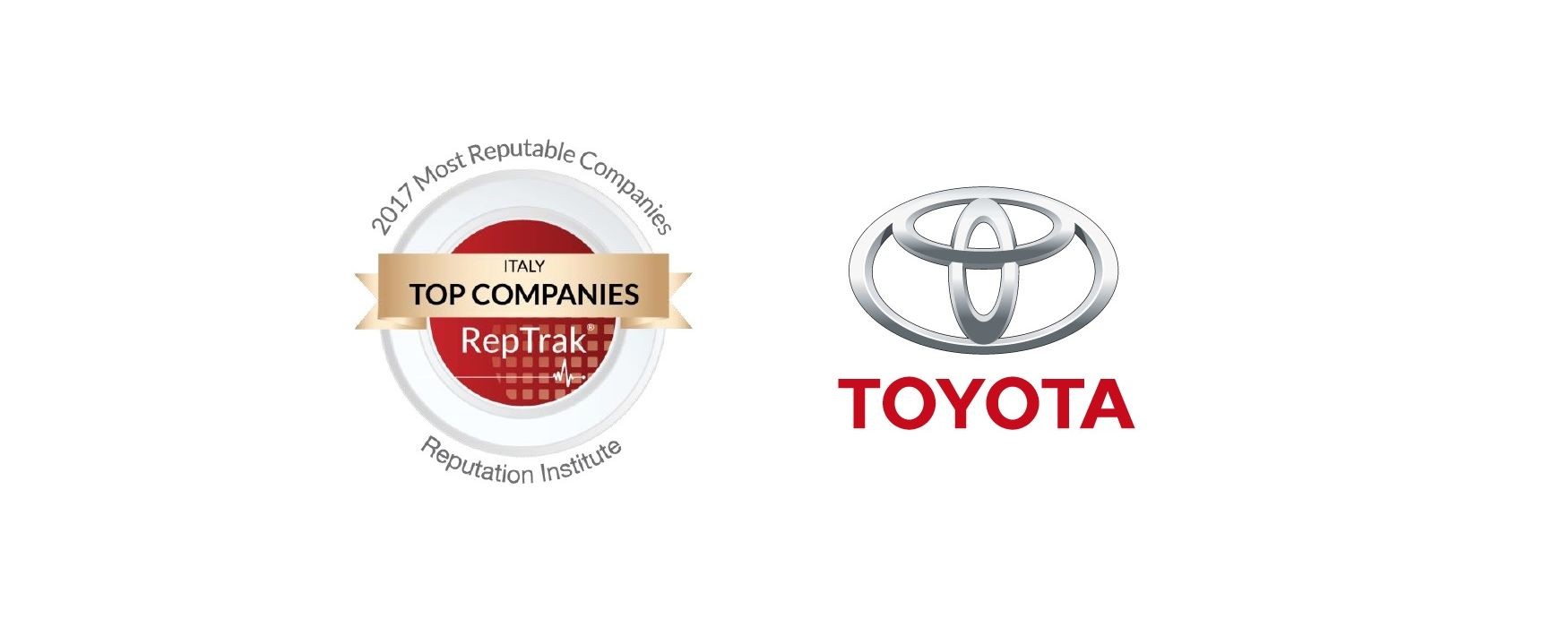 TOYOTA E' IL PRIMO BRAND IN ITALIA PER REPUTATION NEL MAINSTREAM AUTOMOTIVE