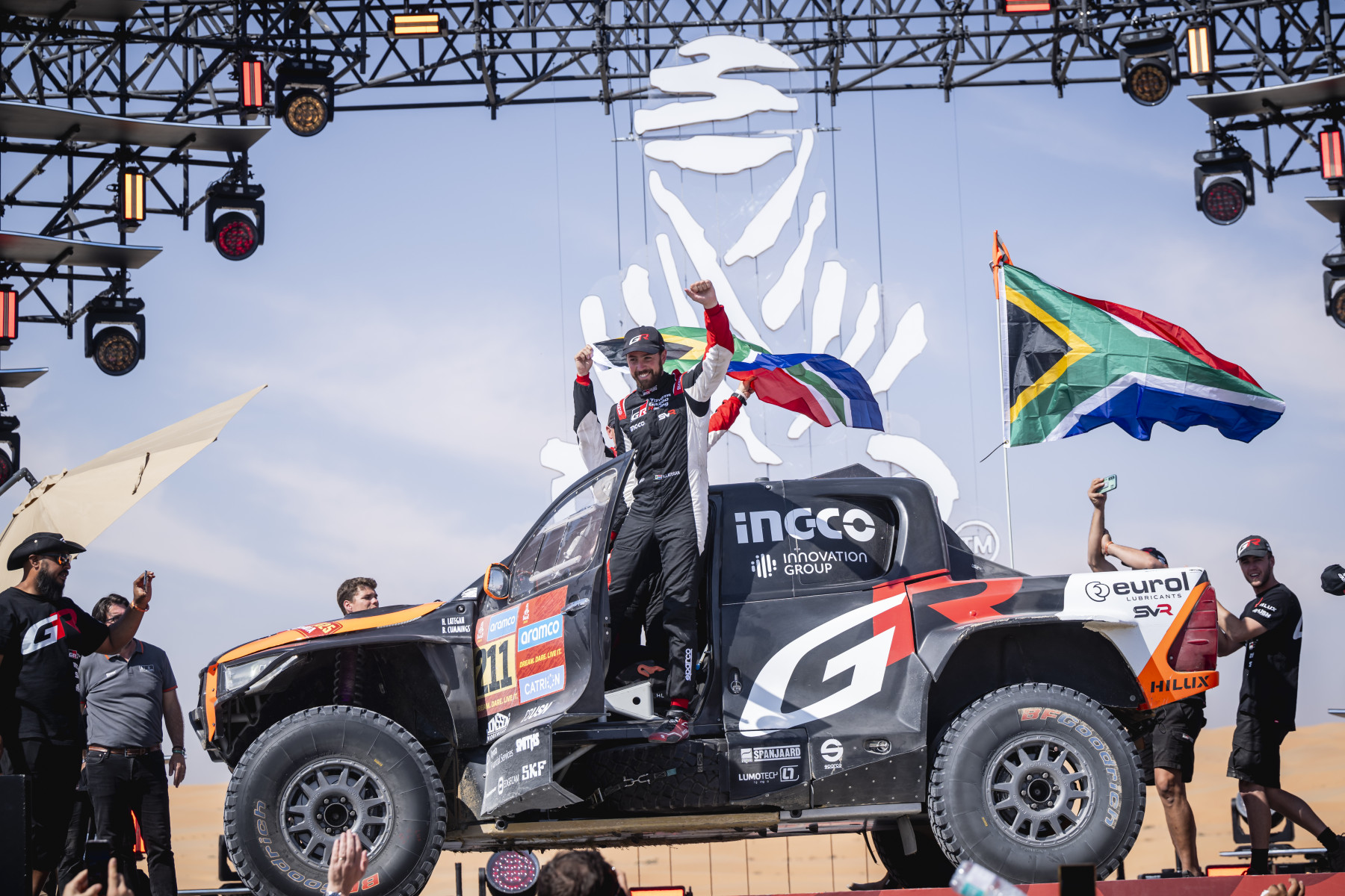TOYOTA réalise un doublé au Dakar 2025 avec la victoire d'Al Rajhi et ...
