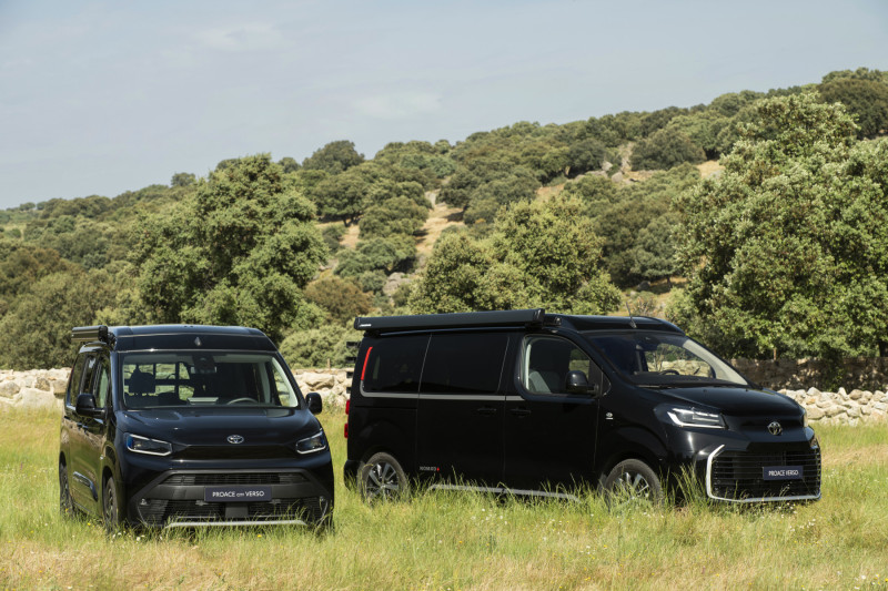 Nuevas Toyota PROACE VERSO CAMPER y Toyota PROACE CITY VERSO MINICAMPER ...