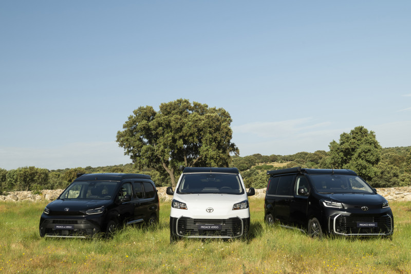 Nuevas Toyota PROACE VERSO CAMPER y Toyota PROACE CITY VERSO MINICAMPER ...