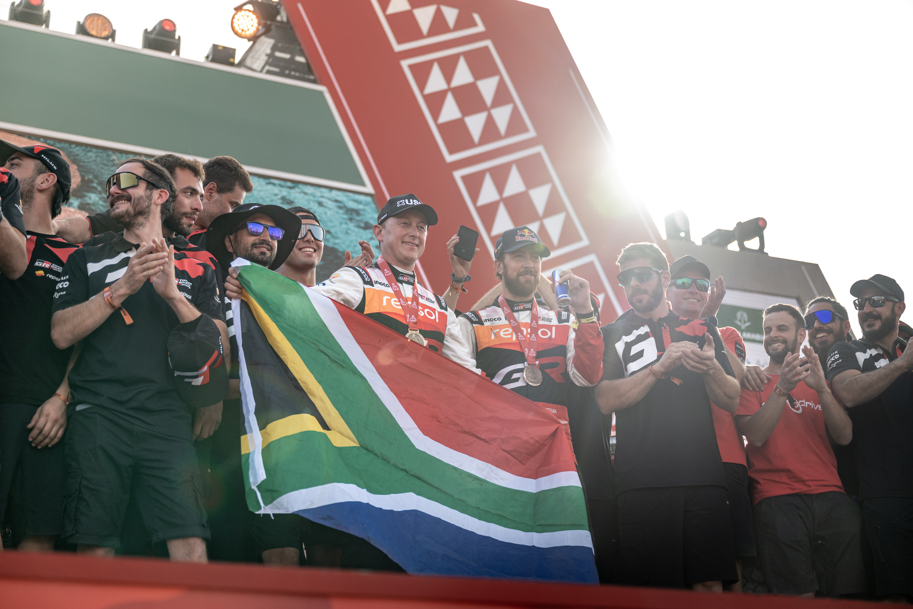 TOYOTA GAZOO Racing W2RC reaches Dakar Rally finish line