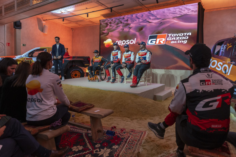 TOYOTA GAZOO Racing and Repsol unveil their teams for Dakar 2026