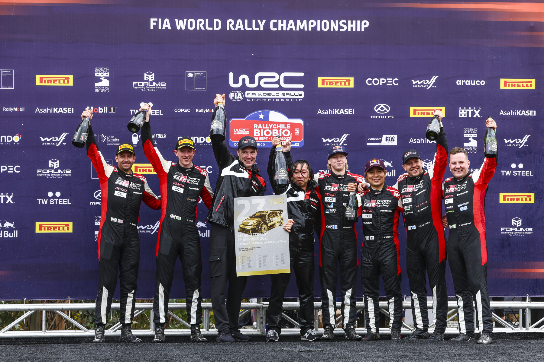 TOYOTA GAZOO RACING È CAMPIONE DEL MONDO FIA WRC 2023
