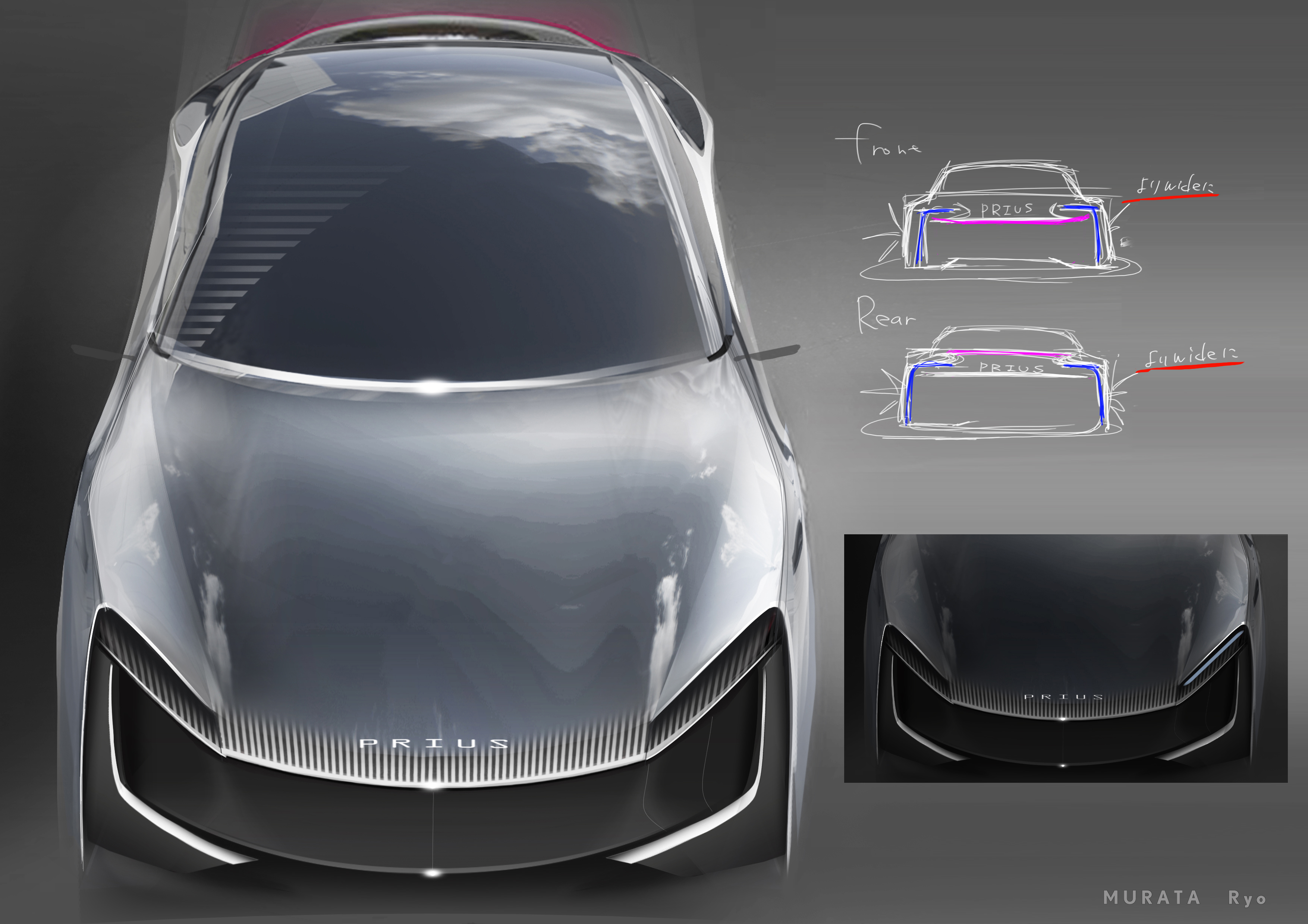Nouvelle Toyota Prius hybride rechargeable