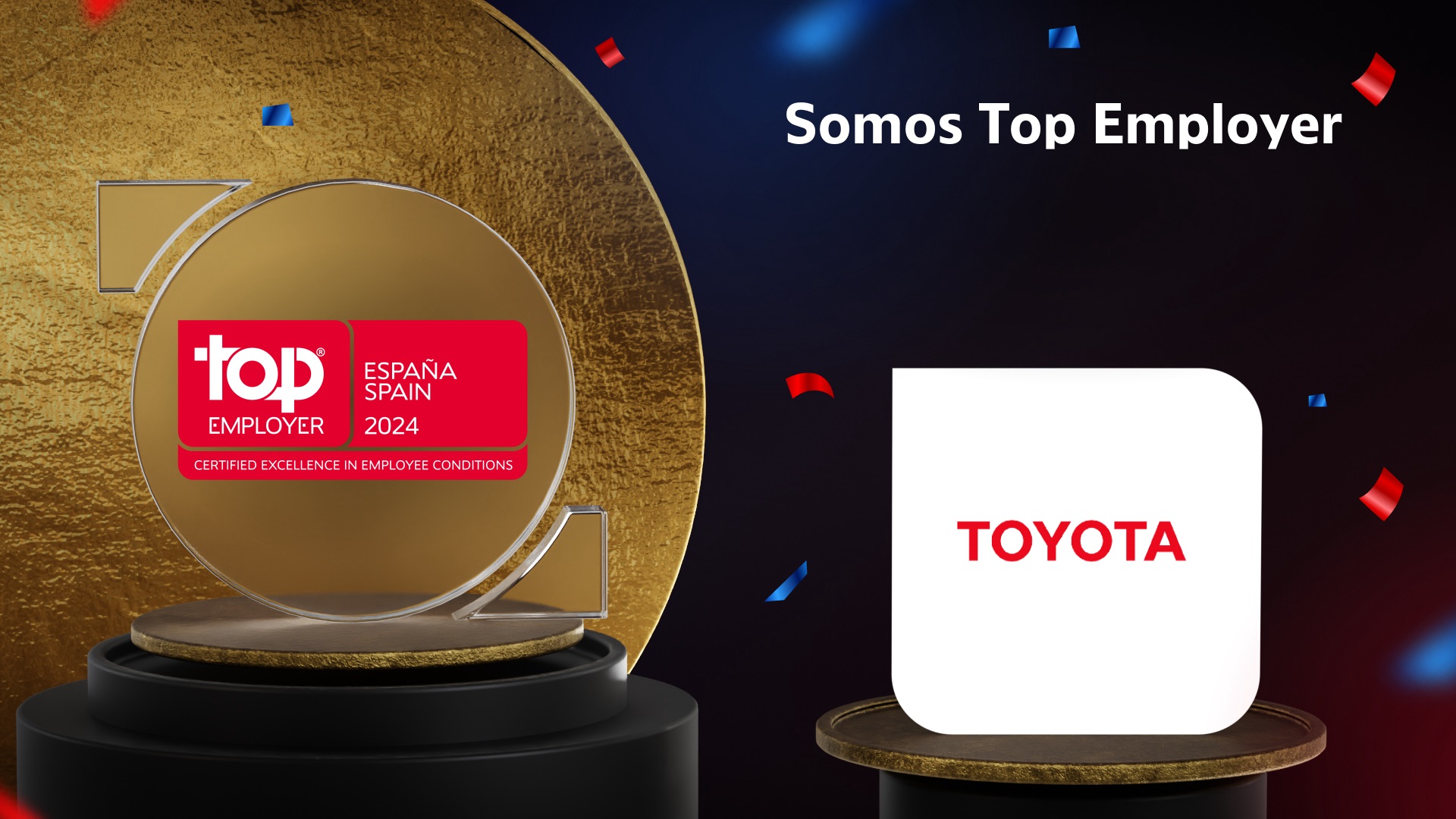 Toyota España, reconocida otro año más como Top Employer 2024
