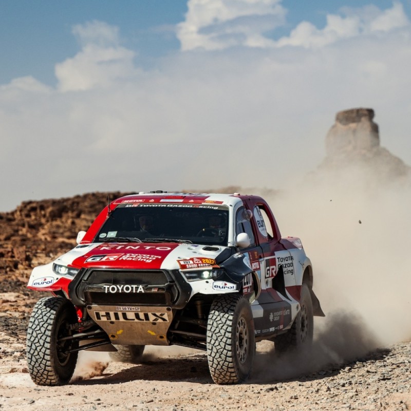 Dominant performance as TOYOTA GAZOO Racing secures 1-2-3 on Dakar Stage 9
