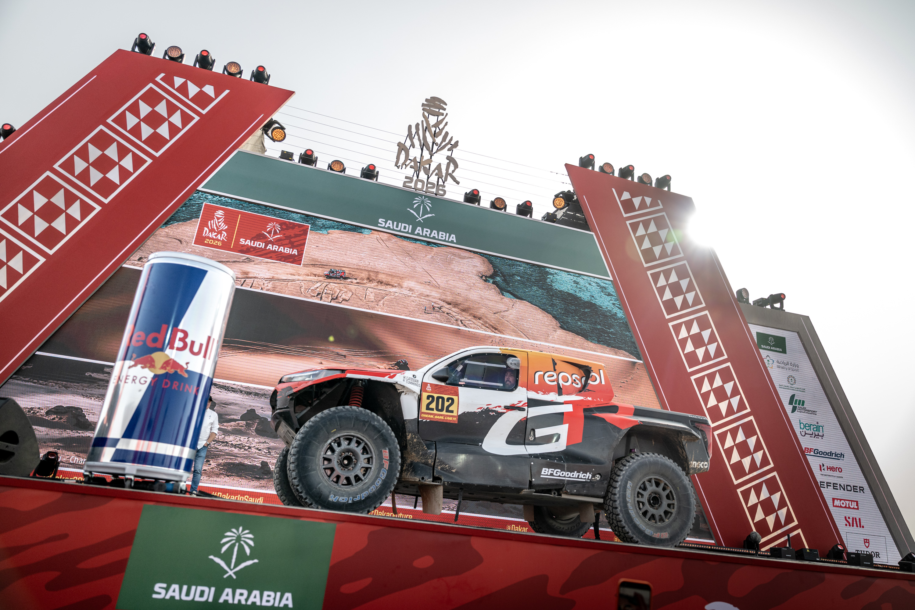 TOYOTA GAZOO Racing W2RC reaches Dakar Rally finish line
