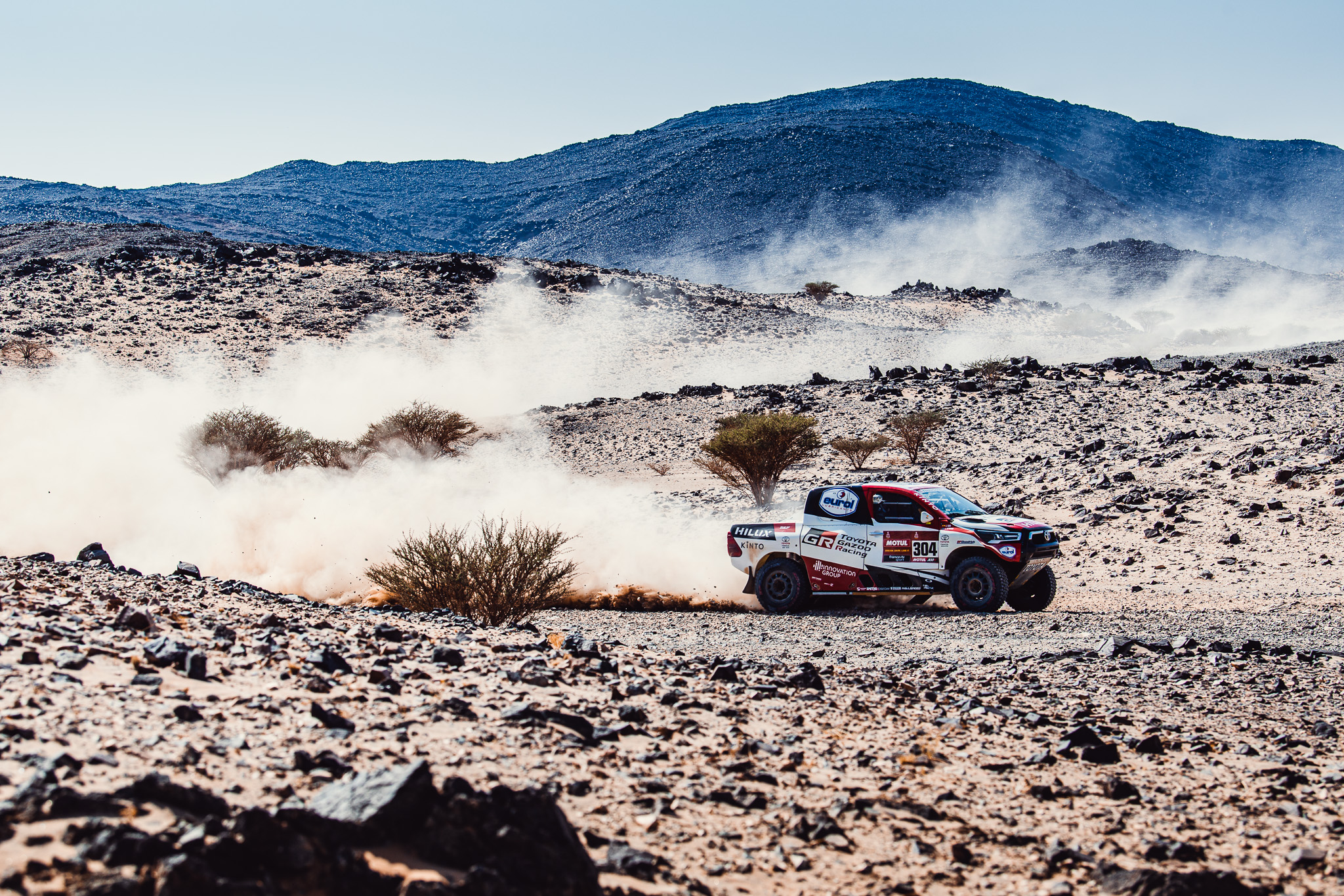 Hat-trick of stage wins for TOYOTA GAZOO Racing at Dakar 2021