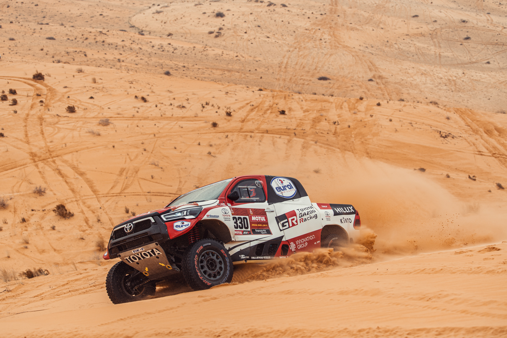 TOYOTA GAZOO Racing Safely Through First Part of Dakar 2021 Marathon Stage