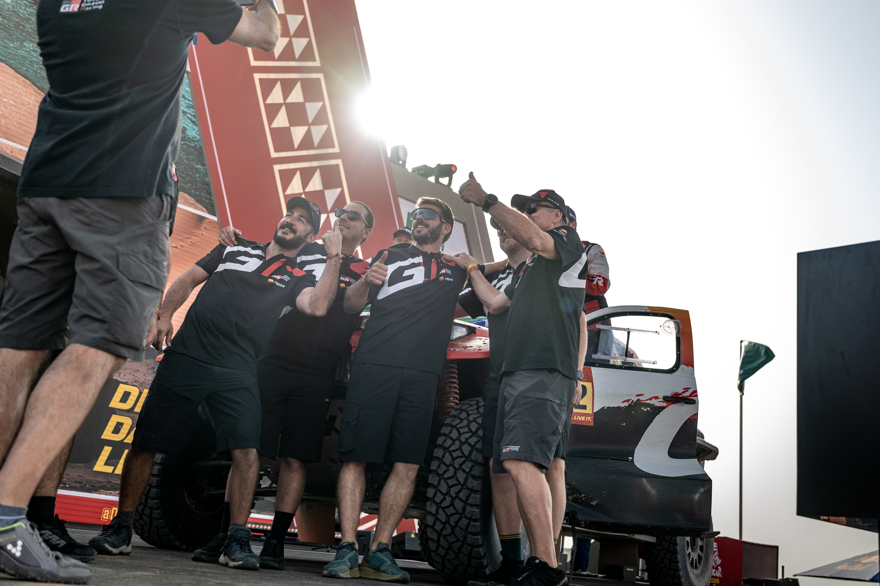 TOYOTA GAZOO Racing W2RC reaches Dakar Rally finish line