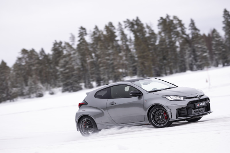 The new Toyota GR Yaris: a master of ice and snow