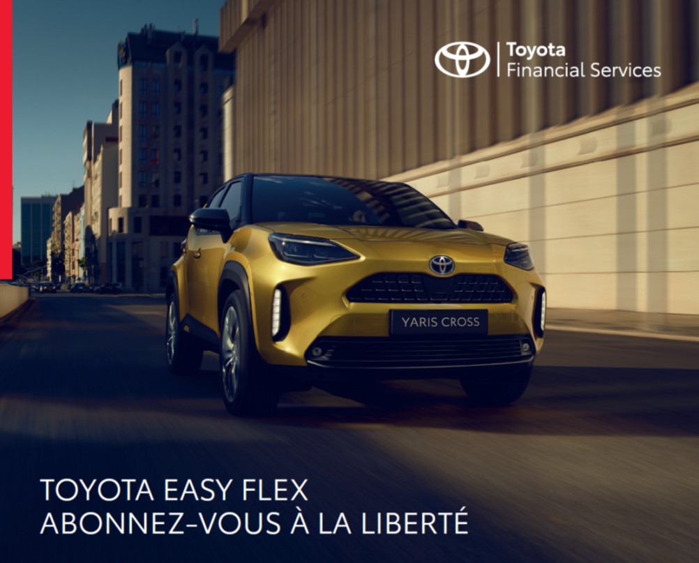 Toyota Financial Services lance son nouveau produit TOYOTA EASY FLEX