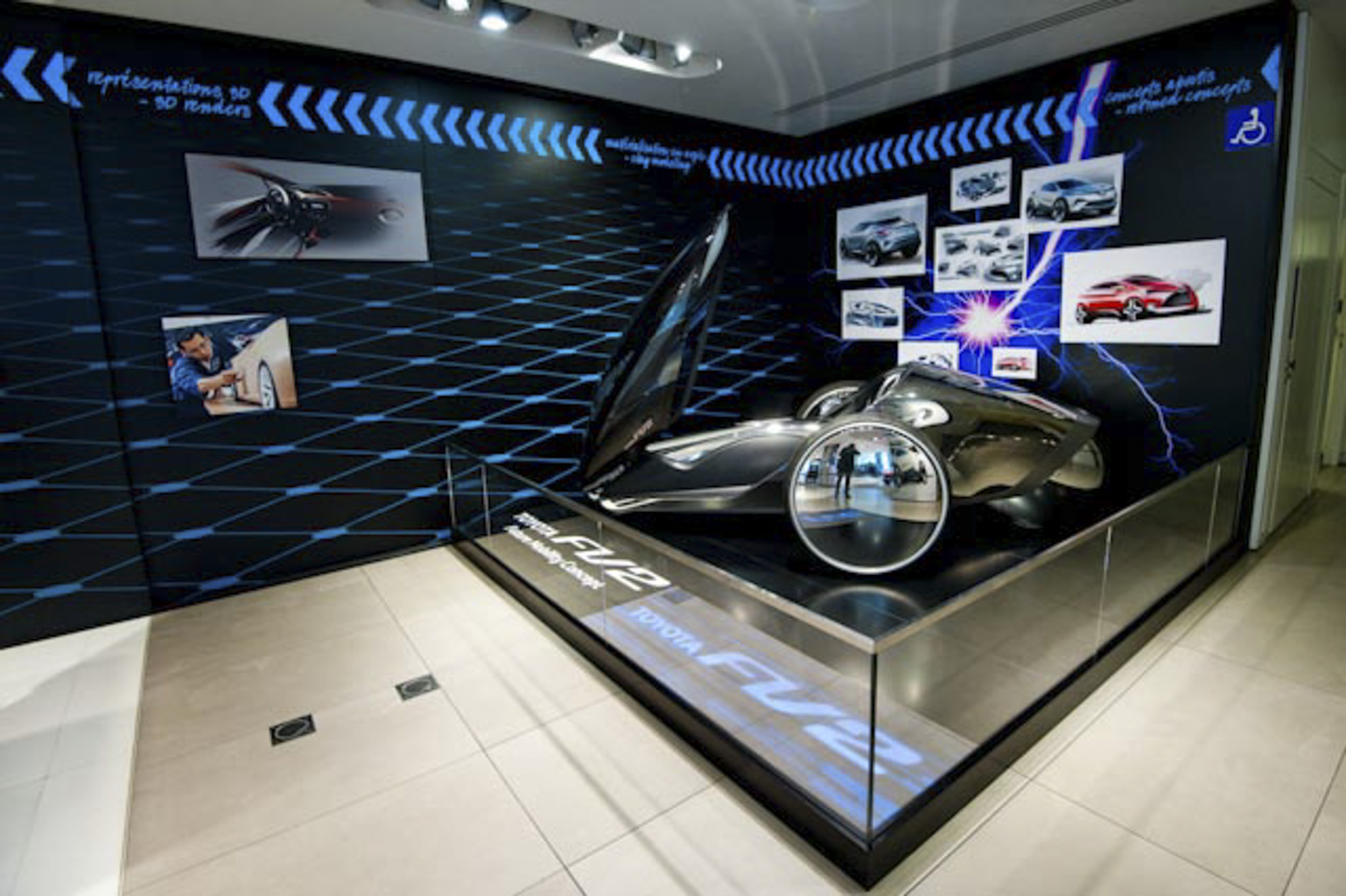 Le Rendez-Vous Toyota Showroom in Paris celebrates “Toyota Creative Design”