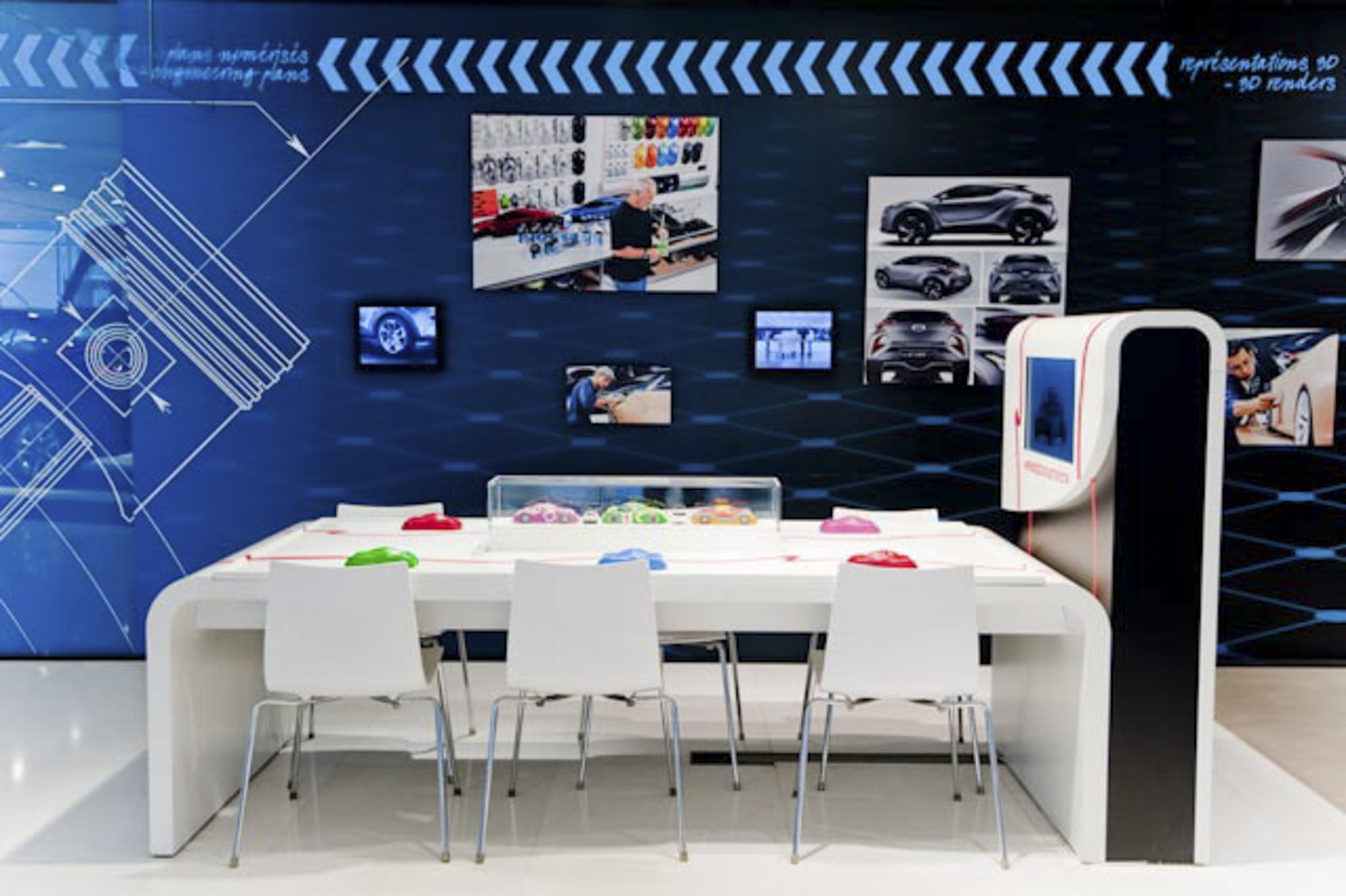 Le Rendez-Vous Toyota Showroom in Paris celebrates “Toyota Creative Design”