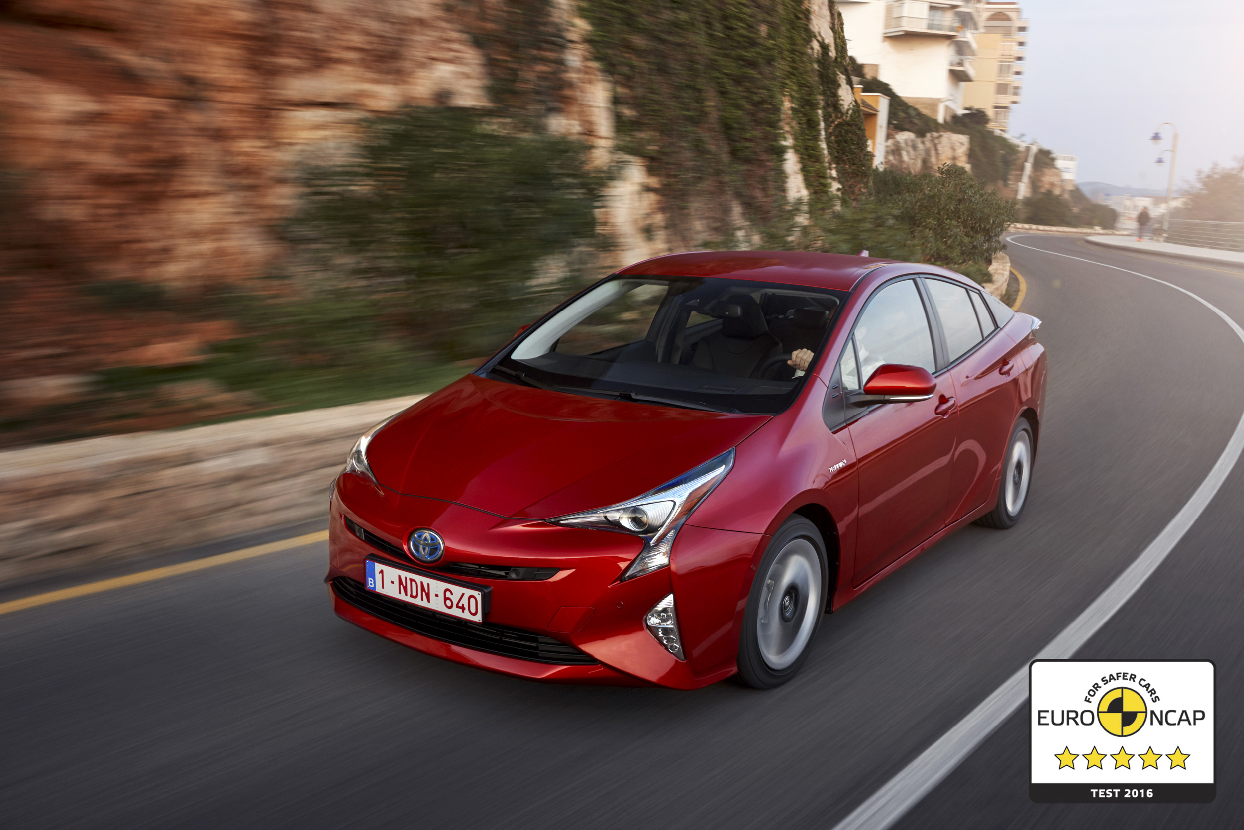 New Toyota Prius awarded top five-star rating in Euro NCAP safety testing