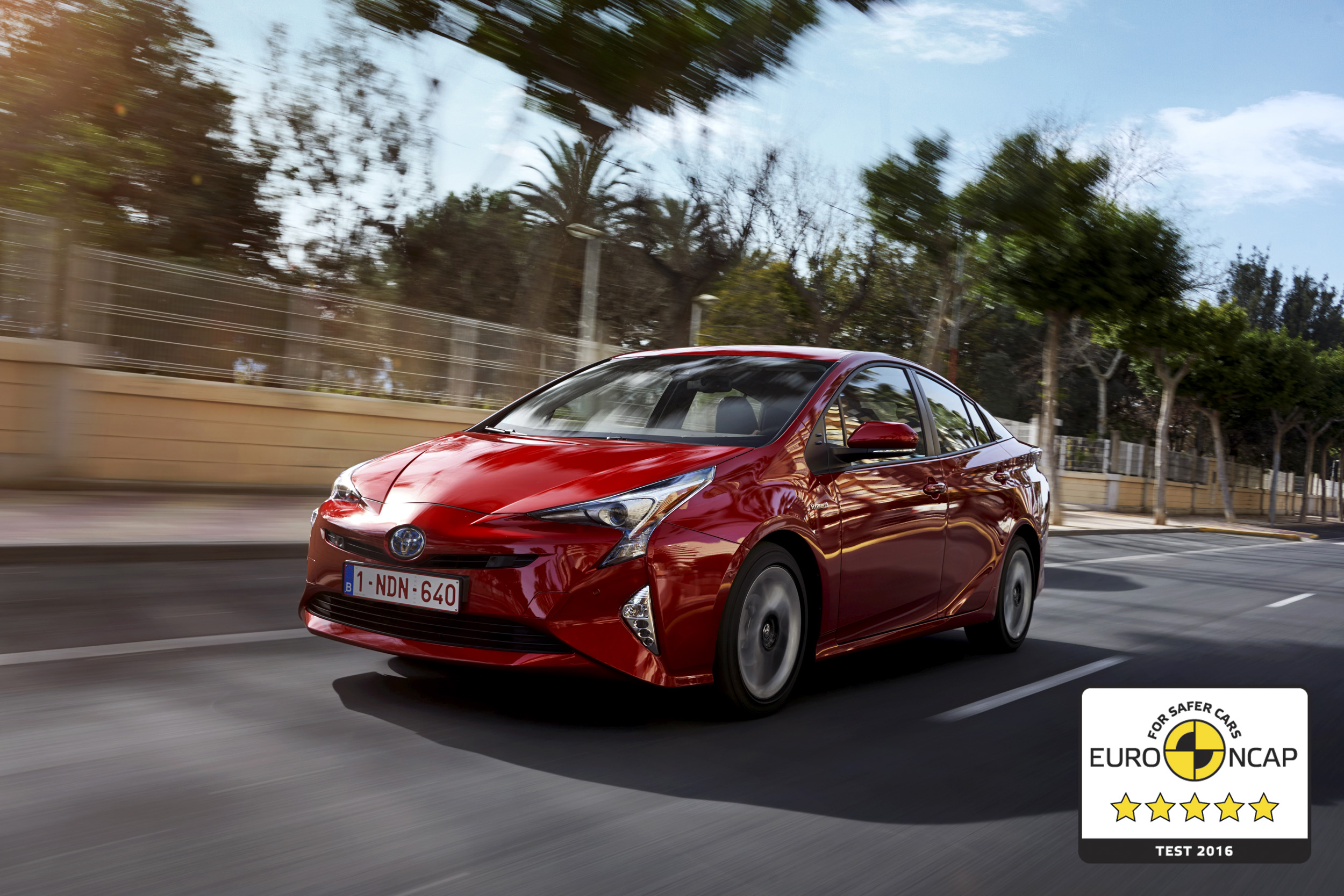 New Toyota Prius awarded top five-star rating in Euro NCAP safety testing