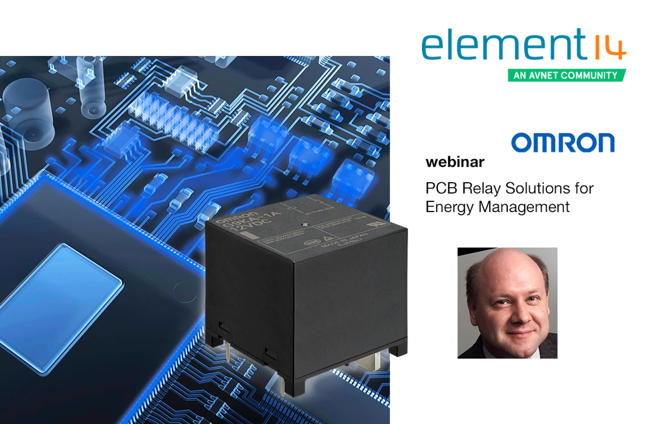 element14 Community and OMRON Host Webinar on PCB Relay Solutions for ...