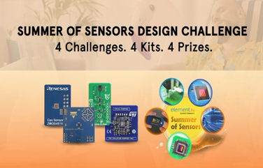 element14 Community announces winners of the Summer of Sensors Design Challenges