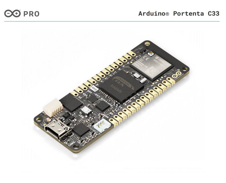 New Arduino Pro Portenta C33 SBC available now from element14