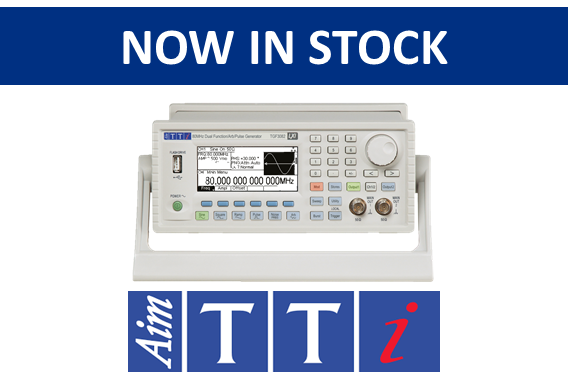 Premier Farnell presents Aim TTi TGF3000 Series Dual Channel Arbitrary Function Generators
