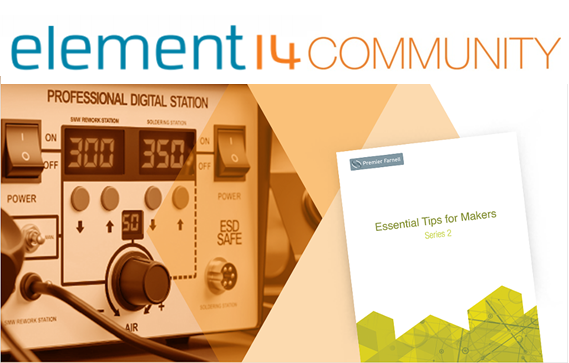 element14 Community Releases Second Volume of ‘Essential Tips for Makers’ eBook