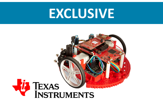 Texas Instruments robotics kit for university education exclusively available from Premier Farnell