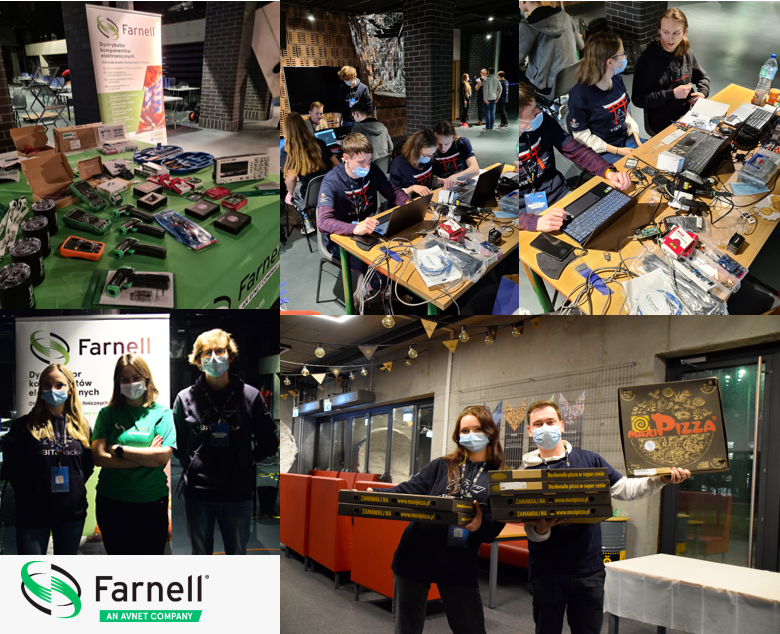 Farnell fuels 24 hour Krakow student hackathon with Raspberry Pi and pizza!