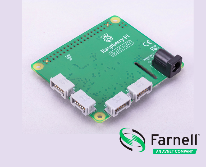 Farnell announces availability of new Raspberry Pi Build HAT and power ...