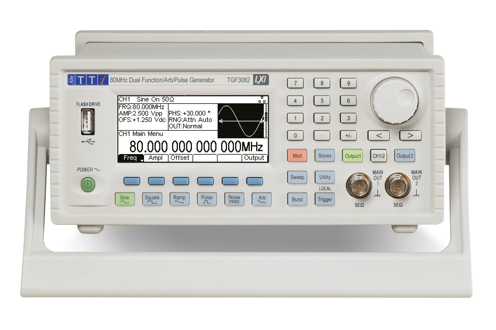 Premier Farnell presents Aim TTi TGF3000 Series Dual Channel Arbitrary ...