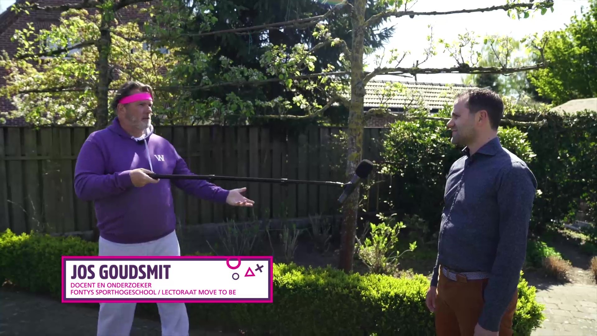 Willy Wendbaar op bezoek bij Jos Goudsmith