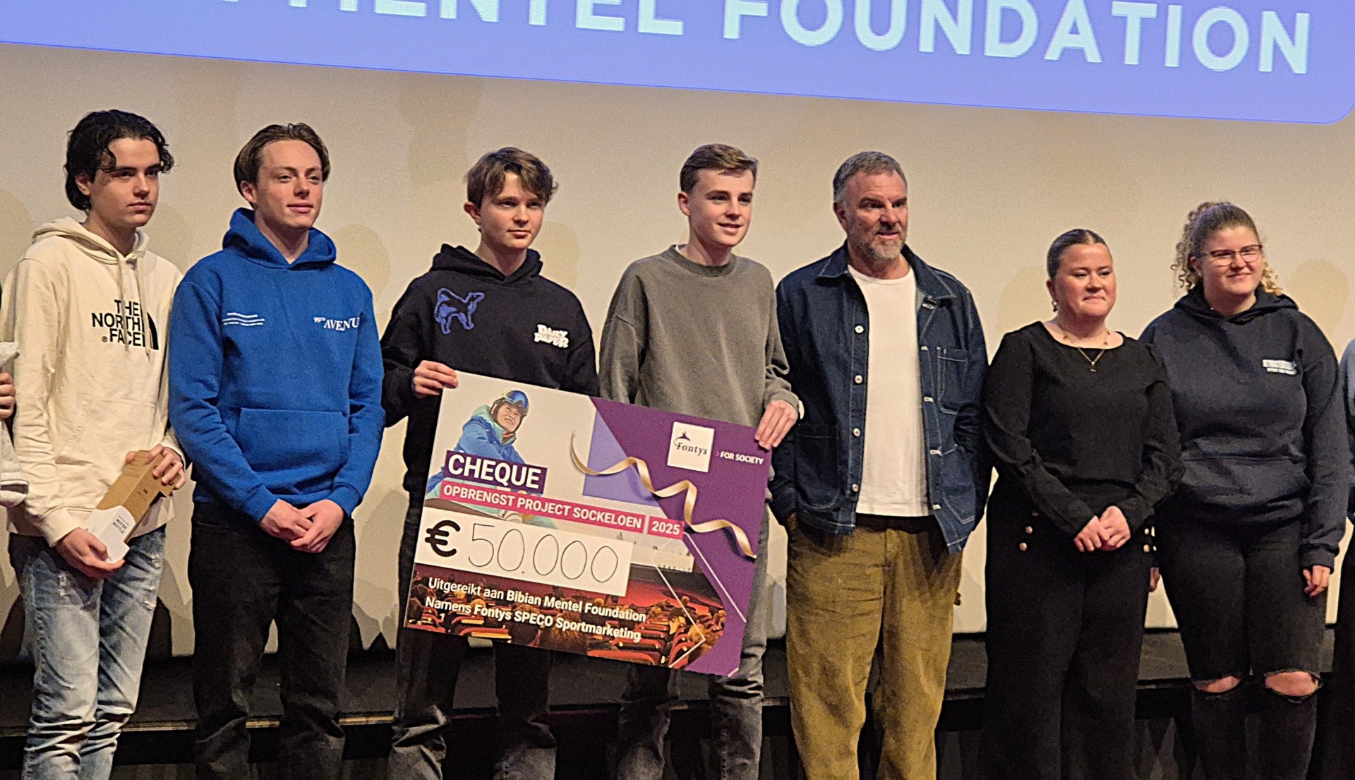 Eerstejaars SPECO scoren voor Bibian Mentel Foundation