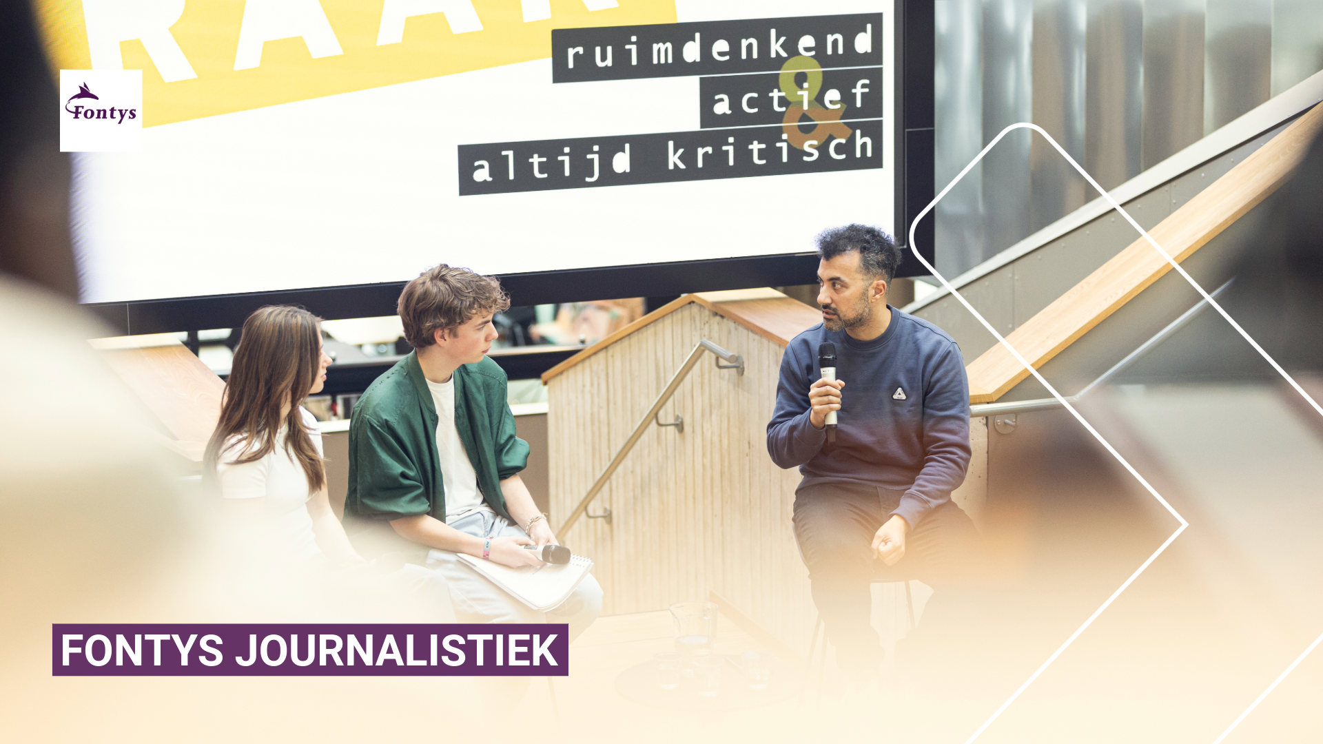 Koning brengt werkbezoek aan Fontys Journalistiek Tilburg