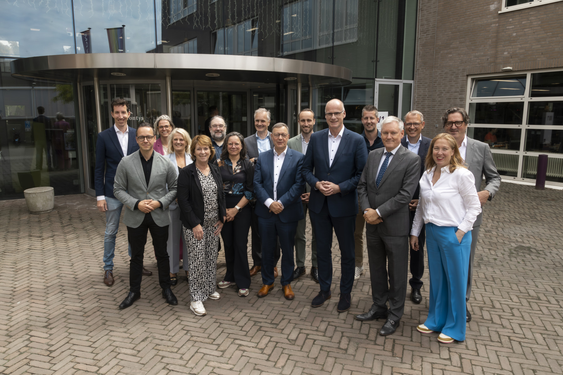 College B en W Venlo bezoekt Fontys Hogeschool in Venlo