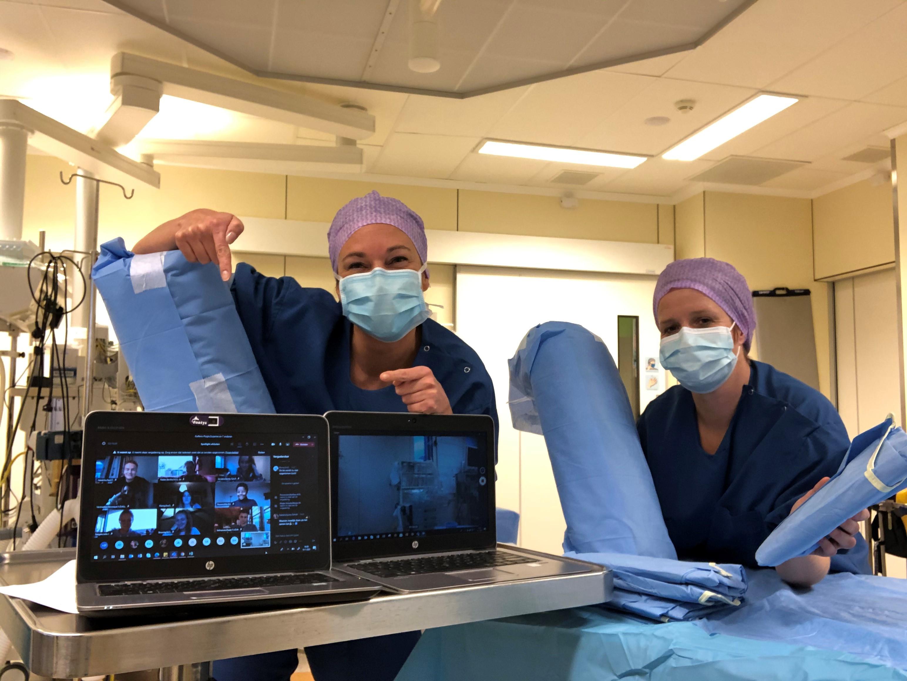 Online onderwijs vanuit de operatiekamer