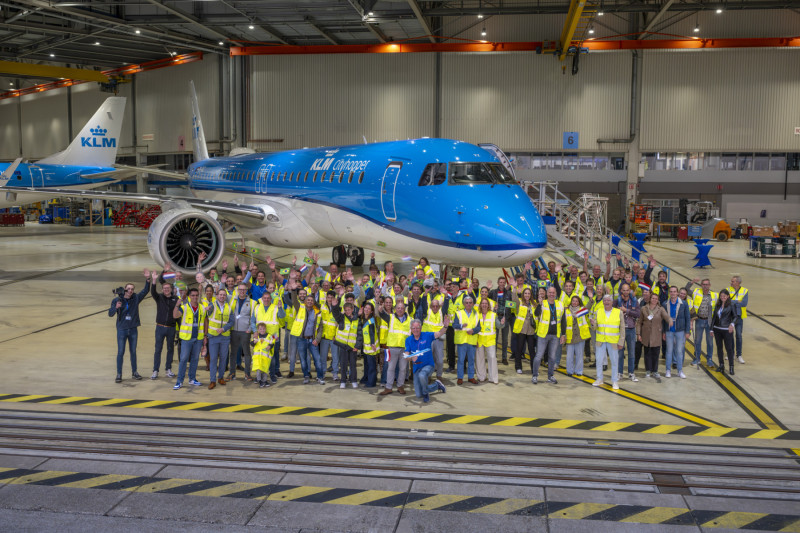 KLM Cityhopper Welcomes 25th Embraer 195-E2