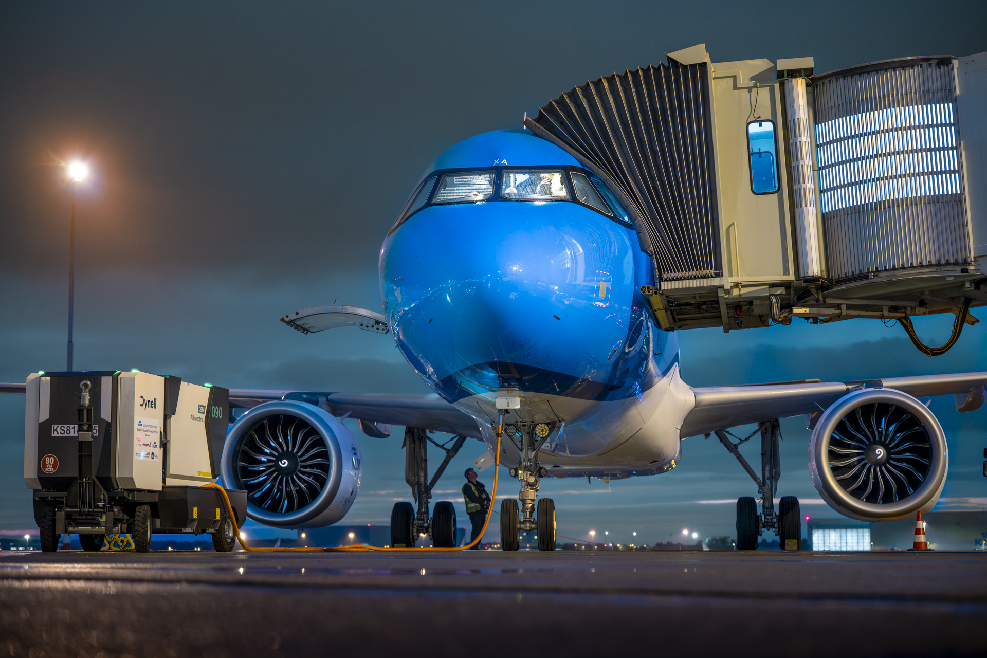 KLM's first Airbus A321neo flight is a fact