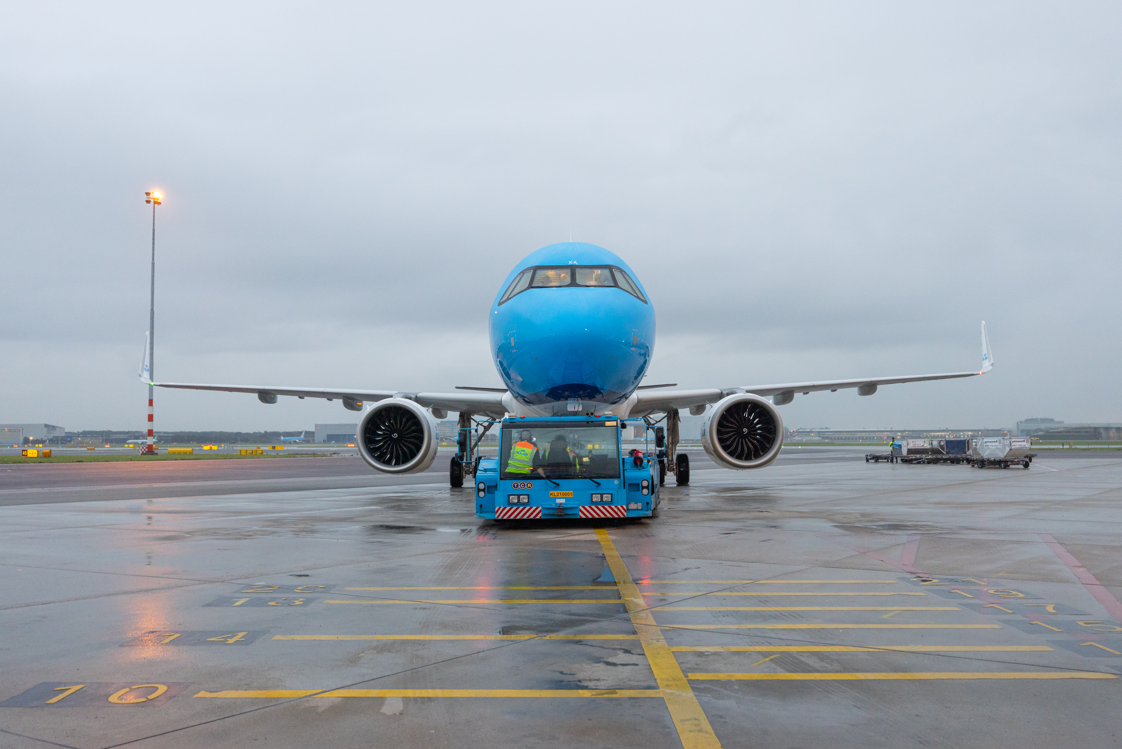 KLM's eerste Airbus A321neo-vlucht is een feit