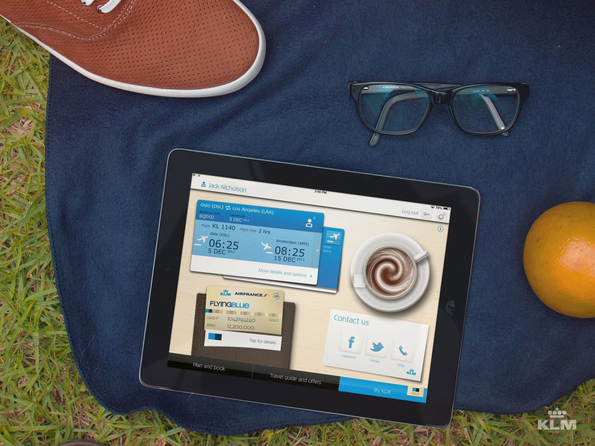 KLM introduceert iPad-app