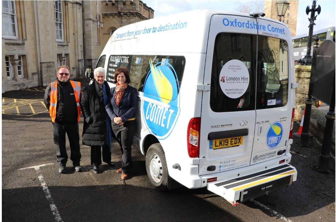 Electric mini buses help drive climate action