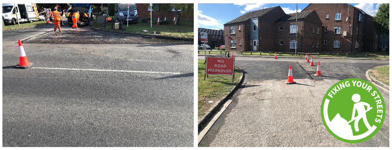 Fleet Way is a bit more of a flat way thanks to our resurfacing team