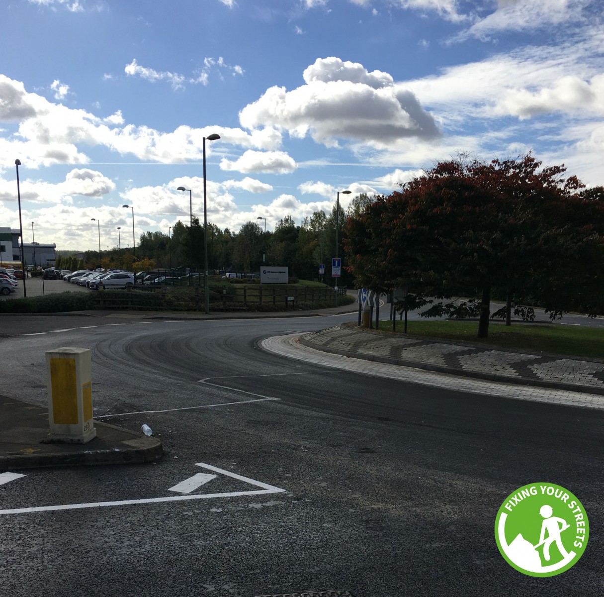 We work our magic on Overthorpe roundabout in Banbury